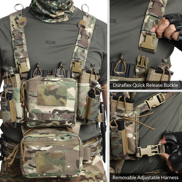 Lightweight Powerhouse: Tactical Chest Bag for Men Features Military ...